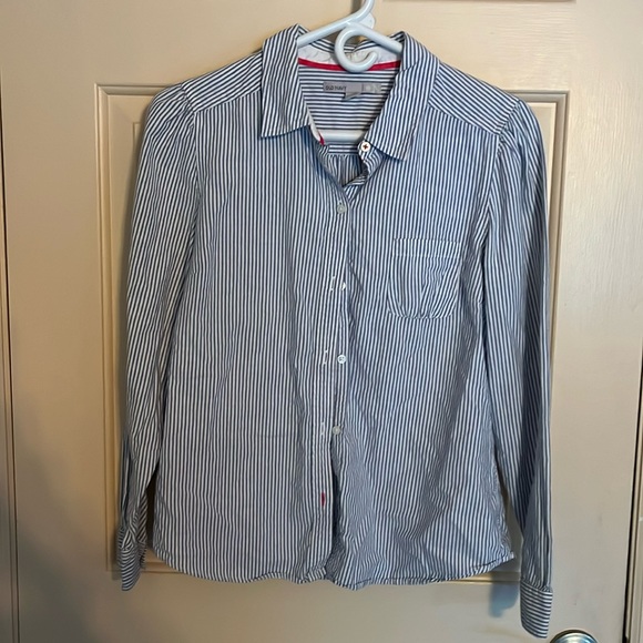 Old Navy | Tops | Womens Striped Button Down Shirt | Poshmark